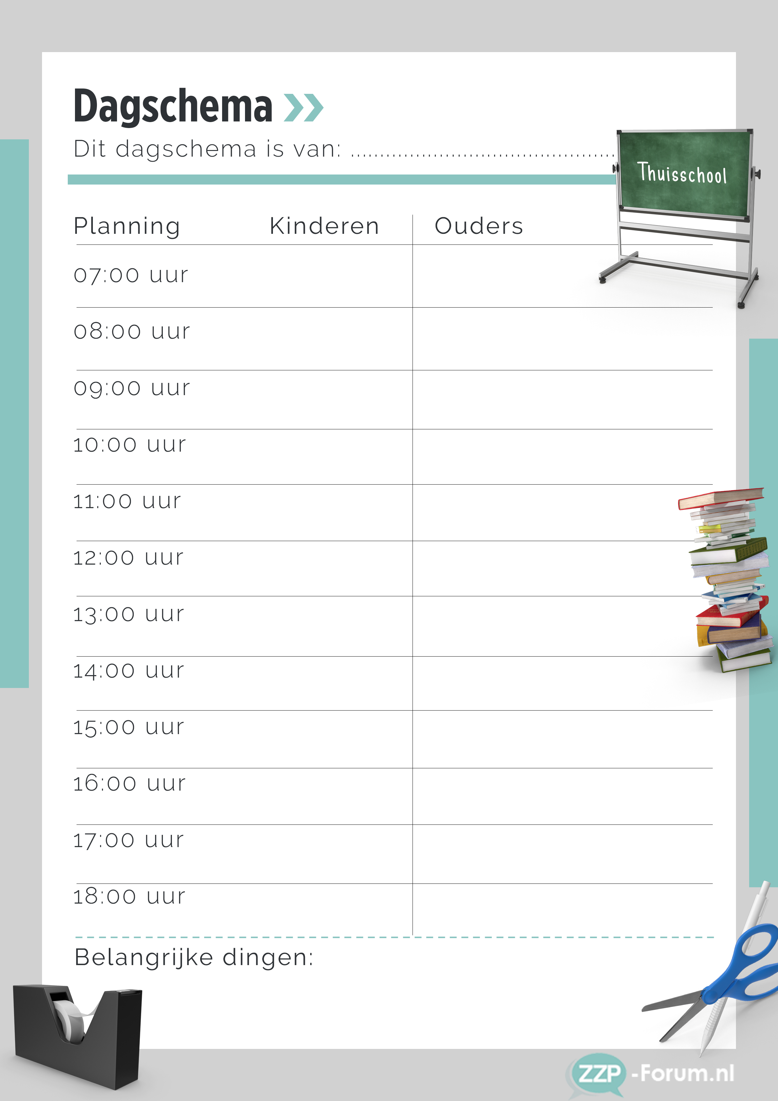 E.H.B.T, Eerste Hulp Bij Thuiswerken (met kids!) - ZZP-Forum.nl